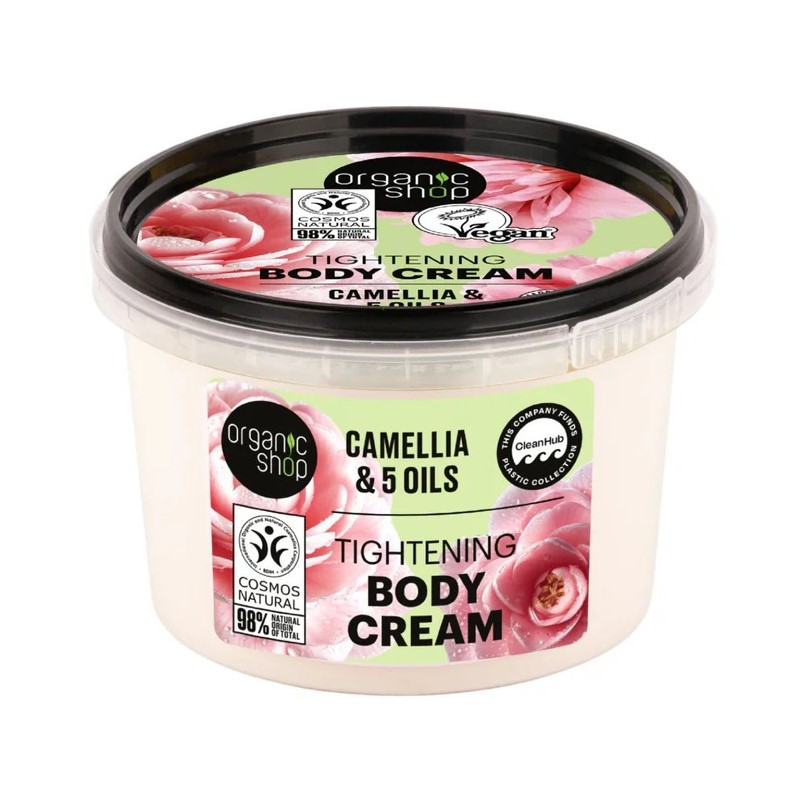 Organic Shop Feszesítő testápoló krém kaméliával és 5 olajja